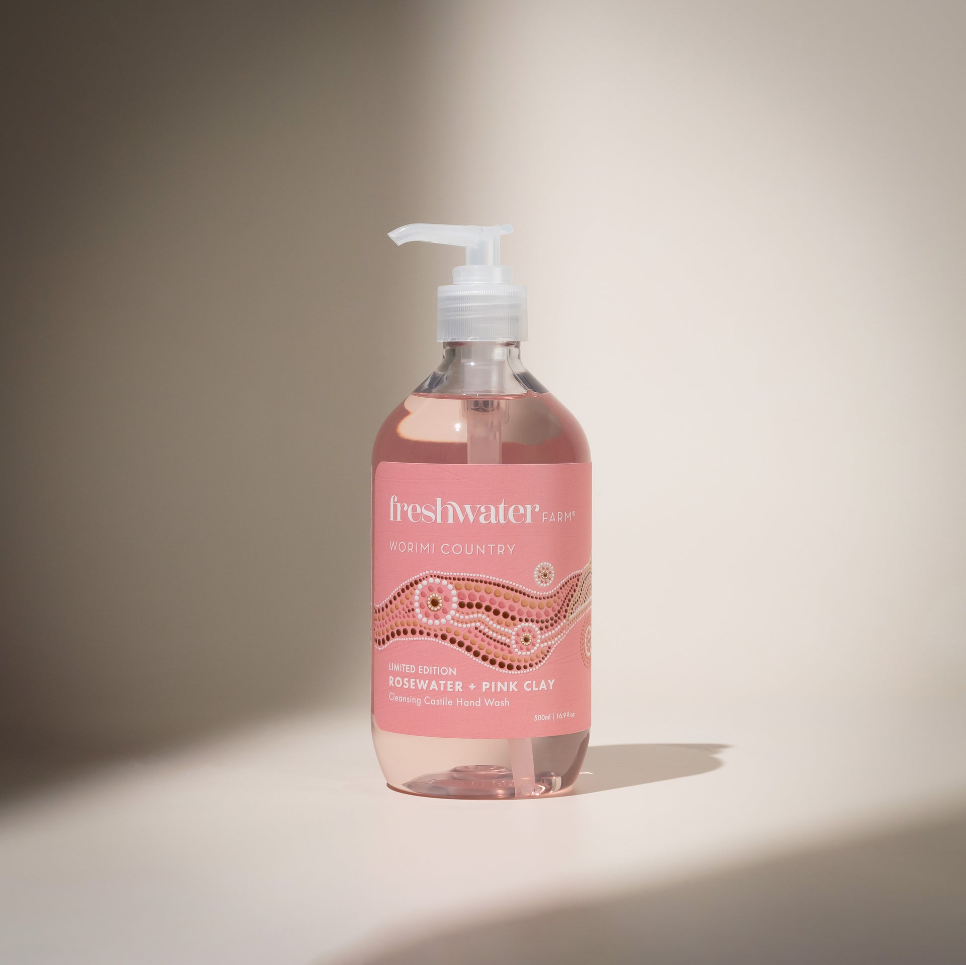 Limited Edition Hand Wash Cleansing Rosewater Pink Clay 500ml